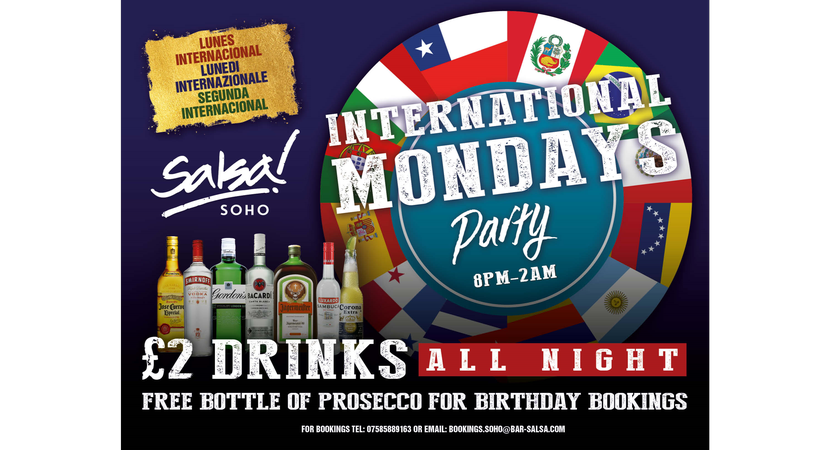 Salsa Dance Classes Bar Salsa Soho Soho London 03rd Feb 20 29th Mar 20