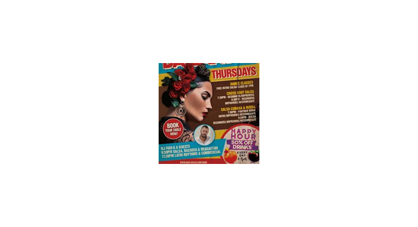 Salsa Dance Classes Bar Salsa Soho Soho London 03rd Feb 20 29th Mar 20